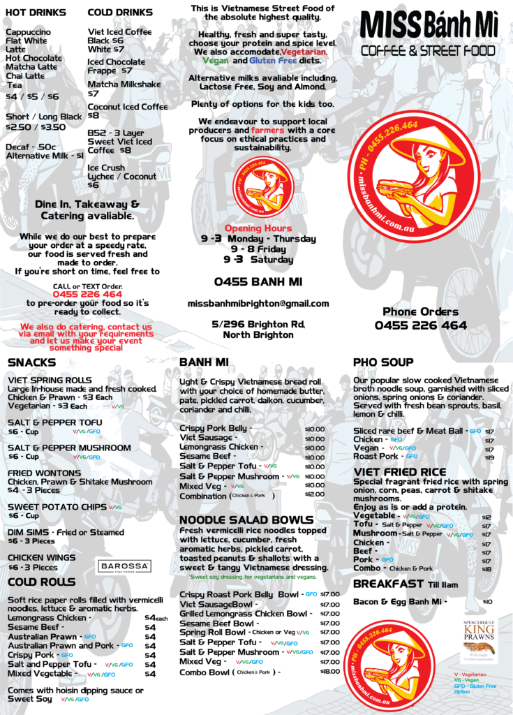Adelaide Pho – 'A hip Vietnamese Street Food & Coffee shop, serving ...
